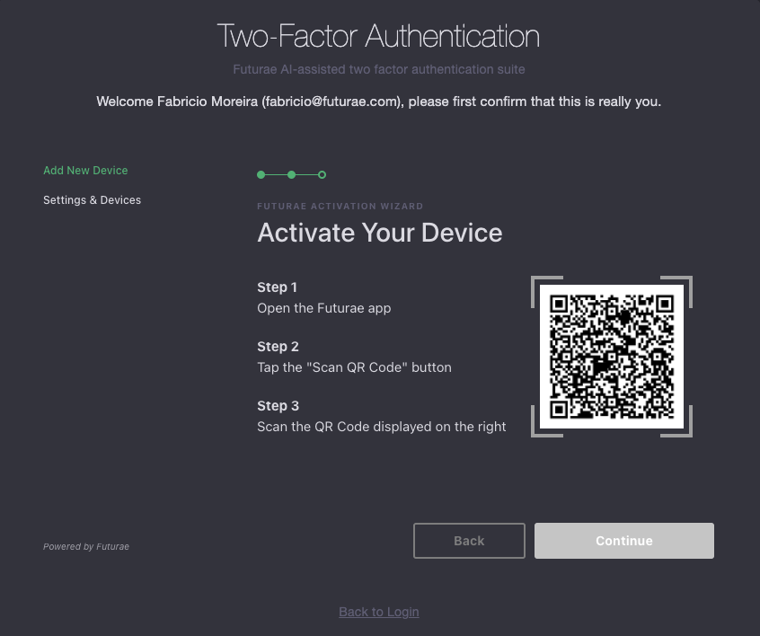 Managing 2FA for your Futurae Admin account – Futurae Support